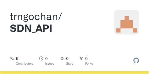 GitHub Trngochan SDN API