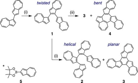 Synthesis And Properties Of Twisted And Helical Azulene Oligomers And Azulene‐based Polycyclic
