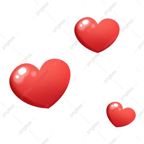 빨간 사랑 하트 일러스트 사랑 하트 모양 빨간 Png 일러스트 및 이미지 에 대한 무료 다운로드 Pngtree