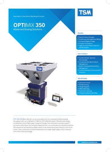 All Tsm Control Systems Catalogs And Technical Brochures