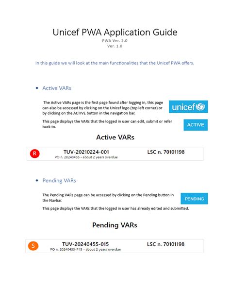 Unicef Pwa Application Guide Pdf Login User Computing