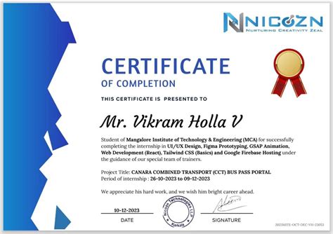 vikram holla v on linkedin i want to share my experience of internship in nicozan technologies