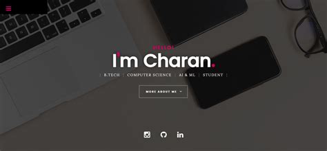Github Codewithcharan My Portfolio