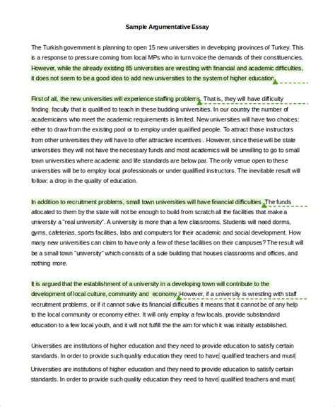 Descriptive Essay Format For Writing An Argumentative Essay