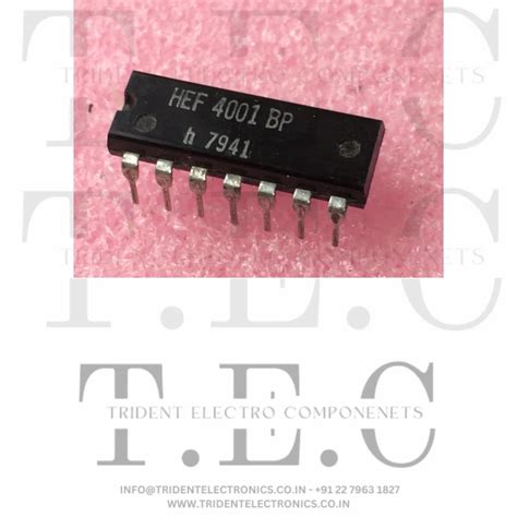 Dip Hef4001bp Logic Ic For Electronics 8 Pins At Rs 20 Piece In Mumbai