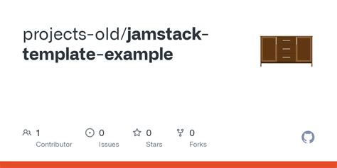 github projects old jamstack template example