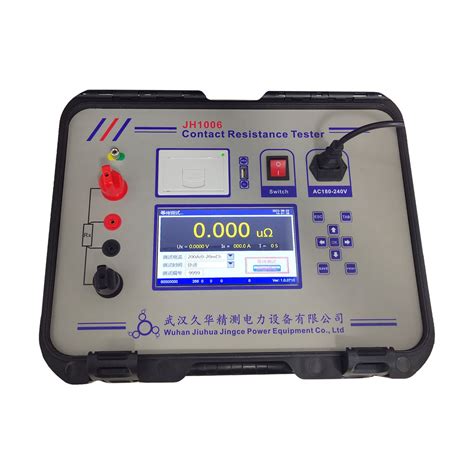 High Accuracy Micro Ohmmeter A Meter Testing Equipment Loop Contact Resistance Tester Micro