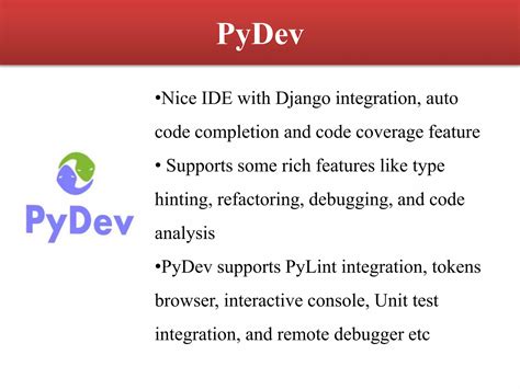 Best Python Ides Ppt Free Download