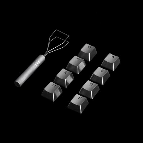 Gming Keycps Durble Stinless Steel Mechnicl Keycp Comptible With Switch Mechnicl Keybord Asdf