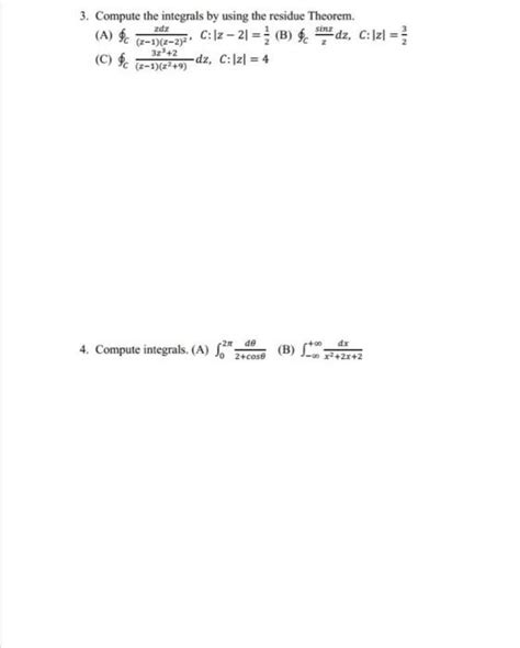 solved functions of complex variable and integral transforms