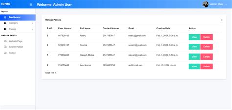 Bus Pass Management System Project Bus Pass System Project