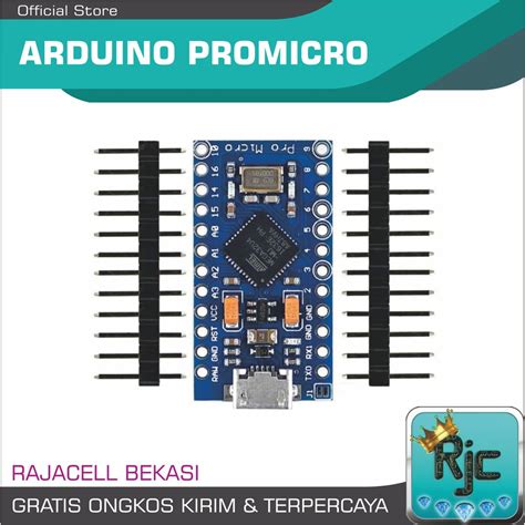 jual arduino pro micro leonardo atmega32u4 usb hid 16mhz tanpa kabel