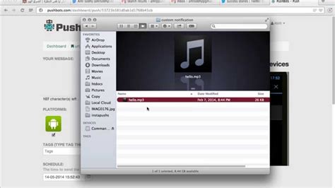 Pushbots Adding Custom Sound To Notification Youtube