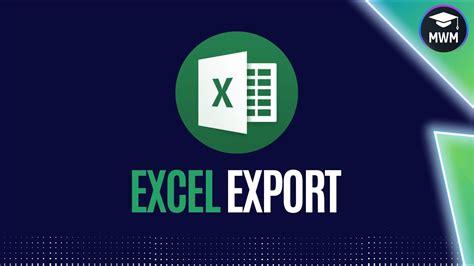 How To Export An Excel In Mendix 10 Excel Exporter Youtube