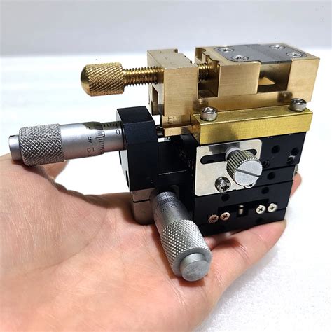 Micro Precision Vise With Xy Axis Adjustable Platform 40x40mm