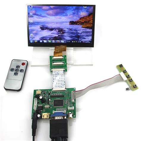 RasPi RPi Raspberry Pi 7 Inch 1024x600 LCD Display Controller Driver Board For In Tablet LCDs