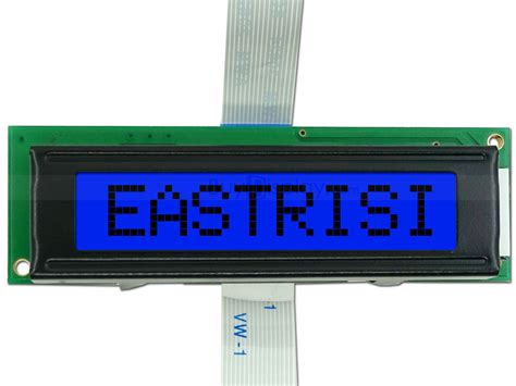 Blue 8x1 Display Lcd Character Module W Tutorial Hd44780 Ffc Connection Ebay