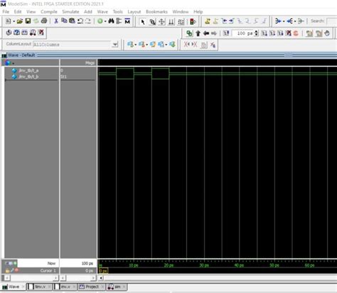 Modelsim Tutorial Inverter Verilog Code And Testbench Simulation Circuit Generator