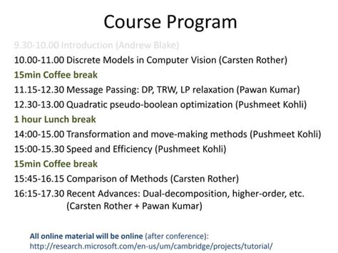 Iccv2009 Map Inference In Discrete Models Part 2 Pdf