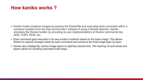 Introduction To Kaniko Devops Presentation Ppt