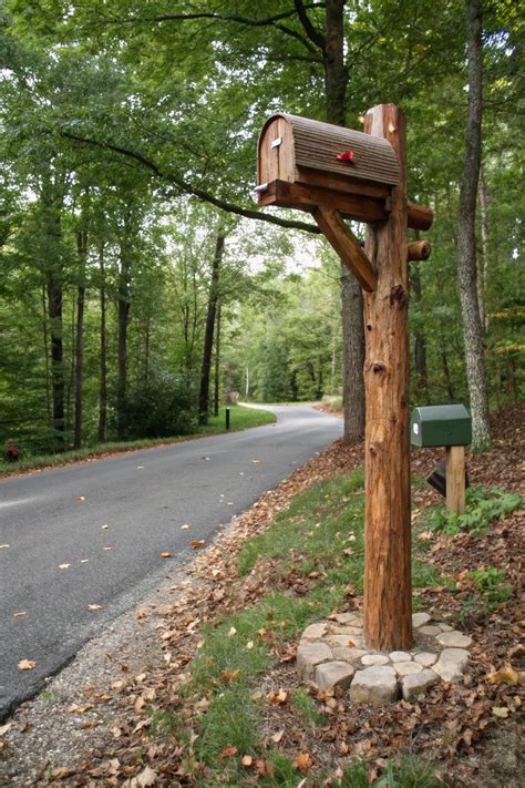 Wood Mailbox Post Ideas