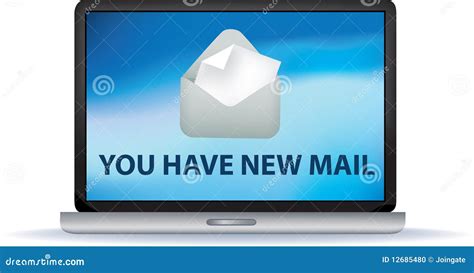you have new mail stock vector illustration of vector 12685480