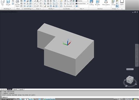 Presspull Feature In Autocad Grabcad Tutorials