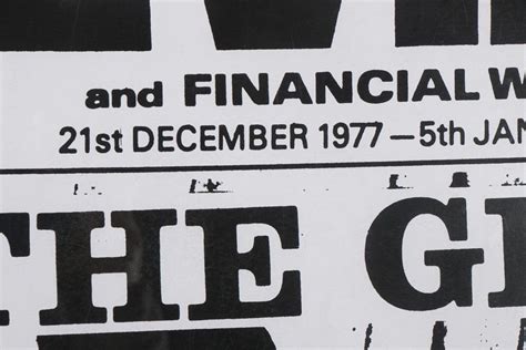 Vintage Sex Pistols Poster