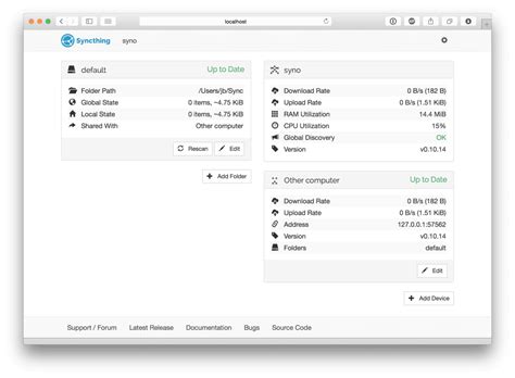 Syncthing Linux Hacmedi