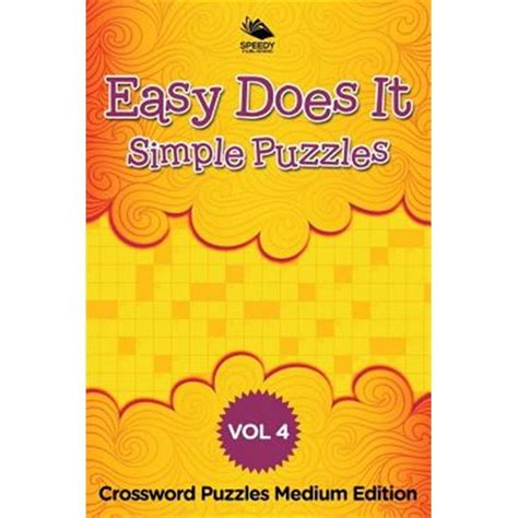 Pre Owned Easy Does It Simple Puzzles Vol 4 Crossword Puzzles Medium