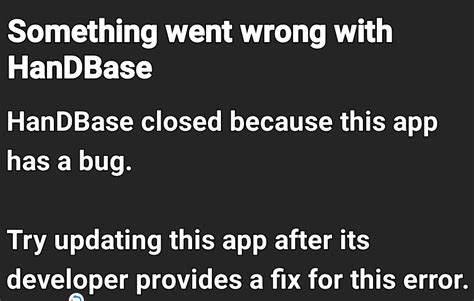 Bug In Android Version Of Forms Rhandbase