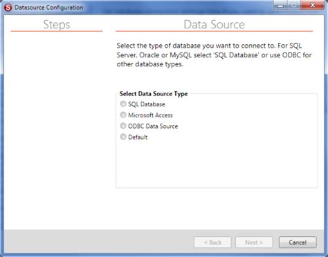 Filesimpleindex Simple Setup Configuration Wizard Data Source Settings