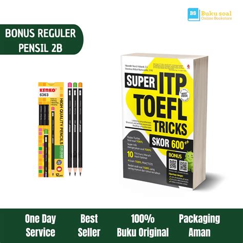 Jual BUKU TES TOEFL SUPER ITP TOEFL TRICKS SKOR 600 BEST SELLER Shopee Indonesia