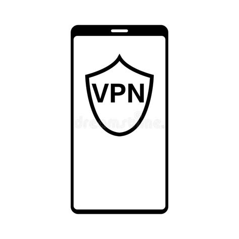 Network With Shield Security Concept With Icons Stock Vector Illustration Of Network