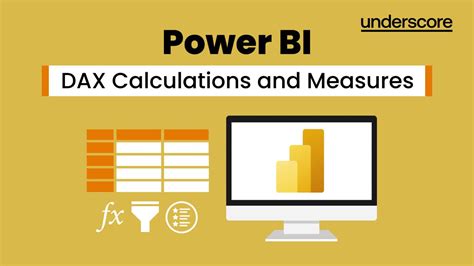 Power Bi Dax Calculations And Measures Underscore