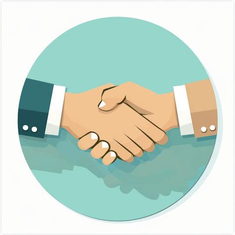 Premium Photo Two Handshake In Front Of A White Background With A Man Giving A Peace Sign