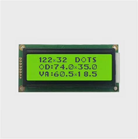 Graphic LCD Module Dots Y G LED Backlight SPI