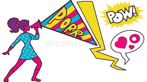 Speech Bubble Pop Art Comic Style And Dynamic Expression Vector Design