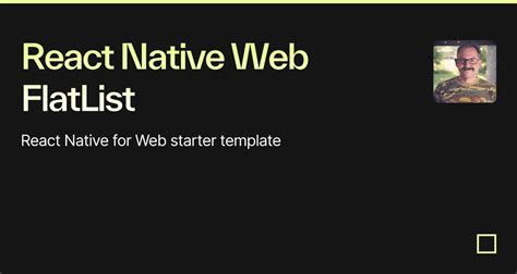 React Native Web FlatList Codesandbox