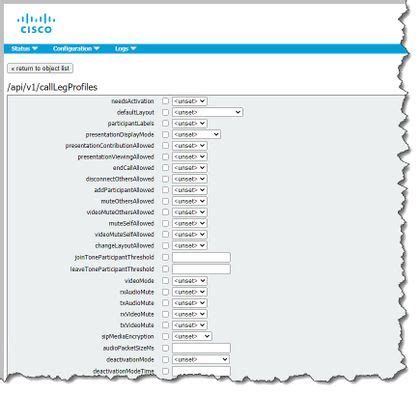 Cisco Meeting Server Basic API Functions Cisco