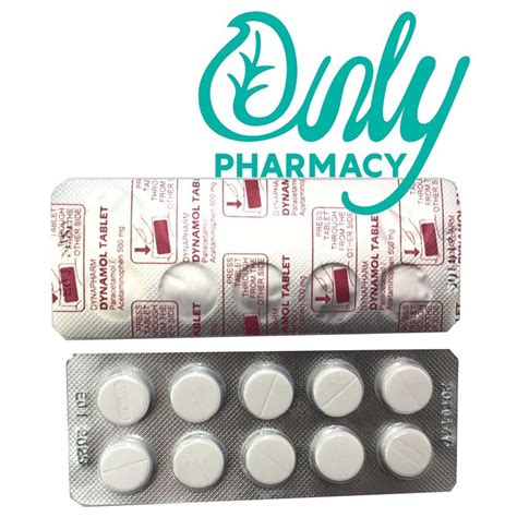 Paracetamol 500mg 10 Tablets Strip Dynamol Similar To Panadol Actimol Paracil Uphamol