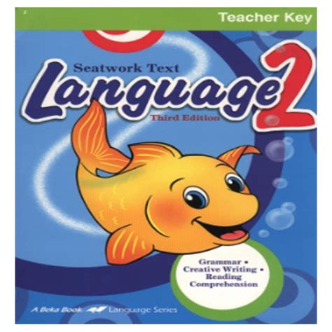Abeka Language 2 T K Second Harvest Curriculum