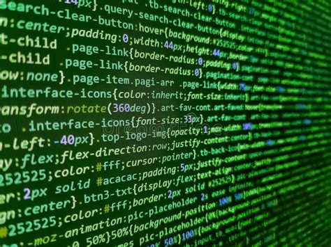Programmer Occupation Abstract Computer Script About Big Data And Blockchain Database Computer