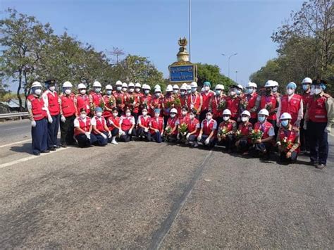 တစ်လတာလုပ်အားပေး ဆောင်ရွက်ခဲ့သော ပဲခူးတိုင်းဒေသကြီး ကိုယ်စားပြု ကြက်ခြေနီ တပ်ဖွဲ့ဝင်များအား ဂုဏ