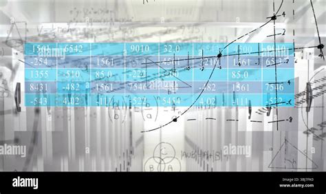Displaying Data Overlay Showing Numeric Tables And Math Graphs In Data