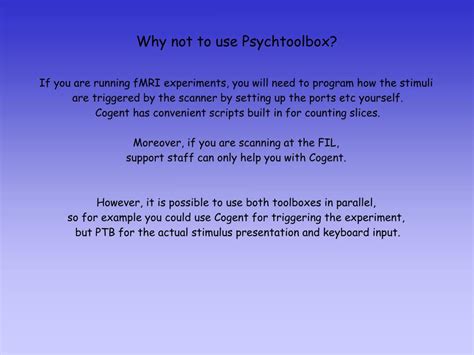 Ppt Psychtoolbox Stimulus Presentation For Psychophsyical Experiments
