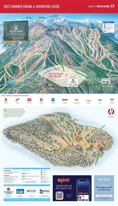 Heavenly Ski Resort Ski Maps