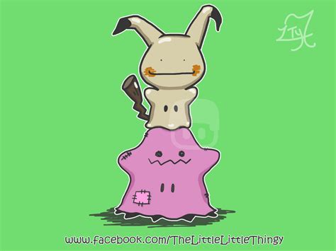 Ditto Mimikyu [day 10] Did The Ditto Mimic The Mimikyu Or The Mimikyu Ditto The Ditto Pokemon