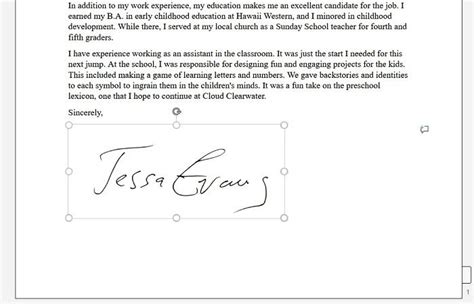 How To Add A Signature To A Word Document Make Tech Easier