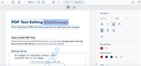Javascript Library To Edit Text On Pdf Pages Apryse Documentation